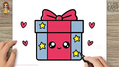 How To Draw A Cute T Box Easy Youtube