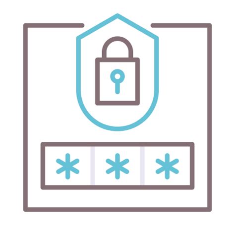 Password Flaticons Lineal Color Icon