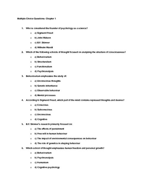Chpater 1 Multiple Choice Practice Multiple Choice Questions Chapter