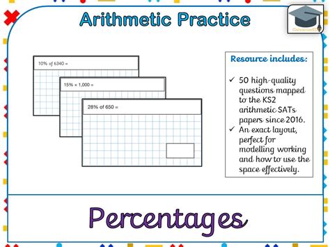 ks2 sats arithmetic practice percentages teaching resources