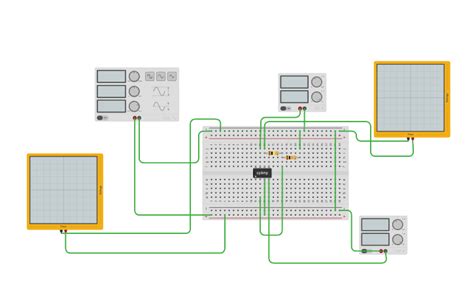 Circuit Design Non Inverting Tinkercad