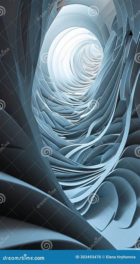 Colorful Layers Of Stylized Paper Create A Dynamic 3d Effect In This Innovative Abstract