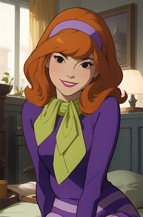 Daphne Blake From Scooby Doo 2012 Style V05｜ai 아트 모델 And Lora Pixai