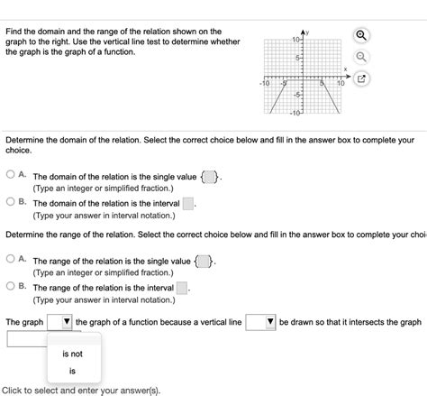 Solved Find The Domain And The Range Of The Relation Shown On The
