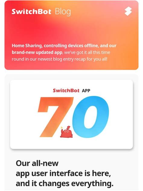 Switch Bot Switchbot Blog Update Home Sharing Hub 2 And Our All New