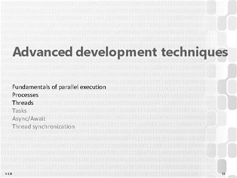 Advanced Development Techniques Fundamentals Of Parallel Execution