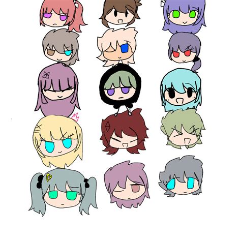 Daganronpa Cast By Therealrika443 On Deviantart
