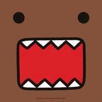 Sticker Domo Kun Domo Face Anime Books