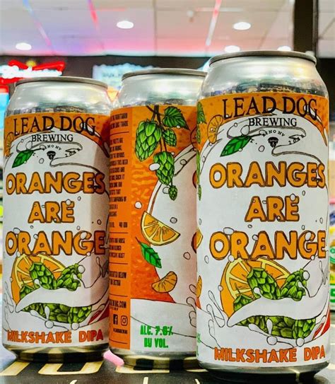 RESTOCK From Reno Nv. @leaddogbrewing ORANGES ARE ORANGE 7.6% Milkshake ...