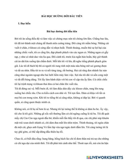 Vienamese Free Interactive Worksheets 2300358