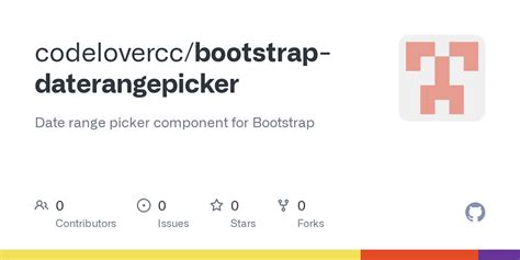 Github Codeloverccbootstrap Daterangepicker Date Range Picker Component For Bootstrap