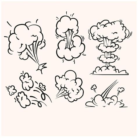 Premium Vector Doodle Sketch Style Of Comic Fart Cloud Hand Drawn