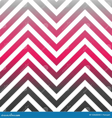 Zig Zag Pattern In Pink Stock Vector Illustration Of Classic 122620242
