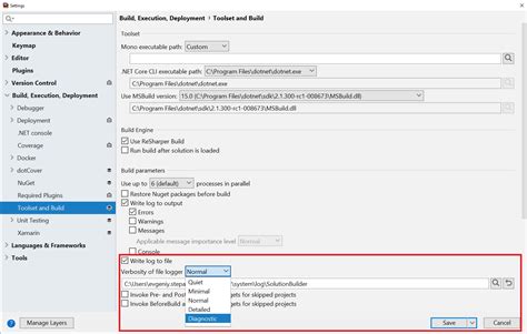 How To Diagnose Build Problems Rider Support JetBrains