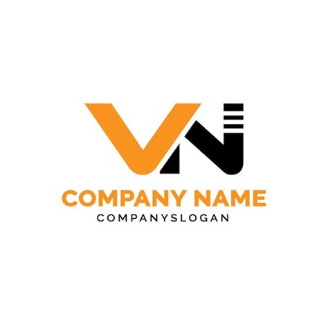 Premium Vector Vn Logo