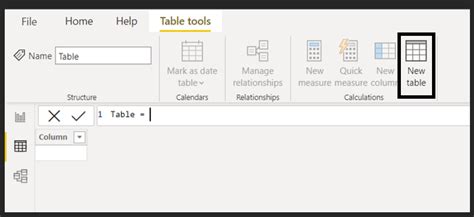 Power Bi How To Create Calculated Tables Geeksforgeeks