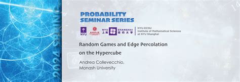 random games and edge percolation on the hypercube research nyu shanghai