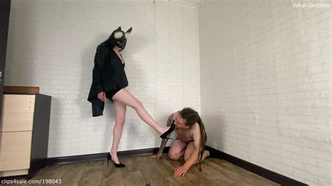 Ballbusting Palms Trampling And Shoe Soles Licking In My Classic Black Stilettoes Yokai