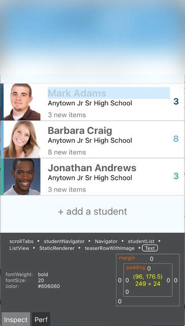 Debugging How To Inspect Dom Tree Of React Native App Stack Overflow