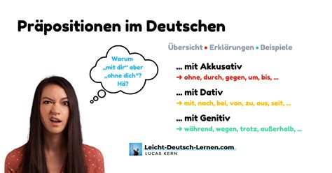 Präpositionen Leicht Deutsch Lernen