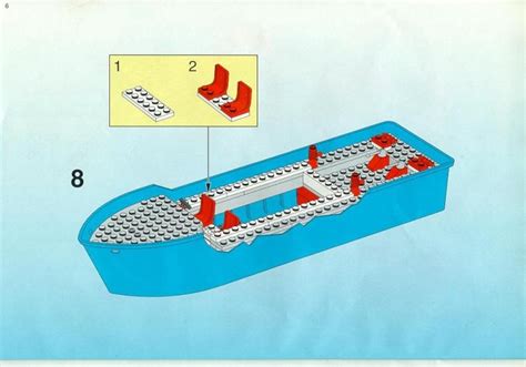Lego® Anleitung Anzeigen 4022 C26 Sea Cutter Lego Bauanleitungen Und