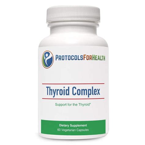 Protocols For Health Thyroid Complex 60 Veg Capsules Support Healthy Thyroid Function
