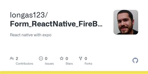 Github Longas123formreactnativefirebase React Native With Expo