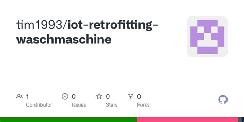 Github Tim1993iot Retrofitting Waschmaschine