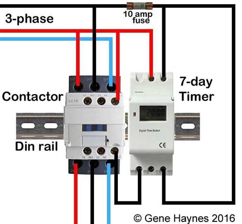Step By Step Guide To Wiring A Single Phase Motor Reversing Contactor
