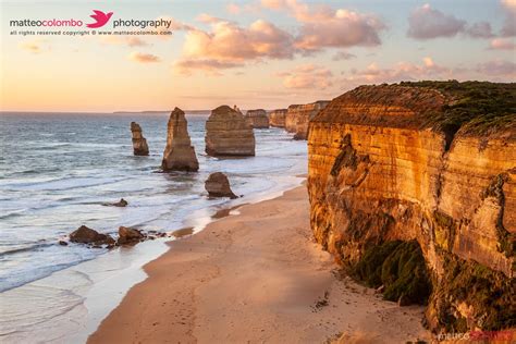 Sunset Over Famous Twelve Apostles Australia Royalty Free Image