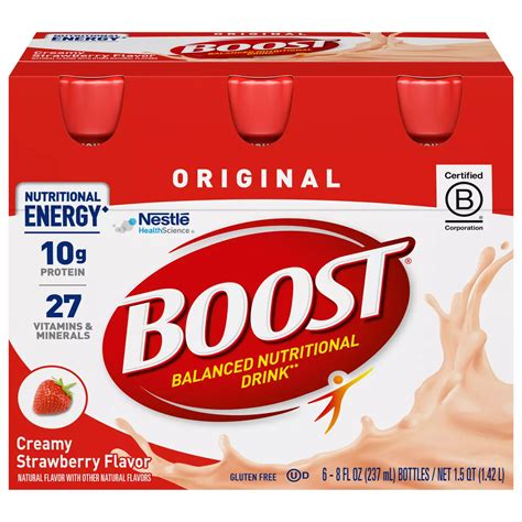 Boost Original Complete Nutritional 10g Protein Shake Creamy