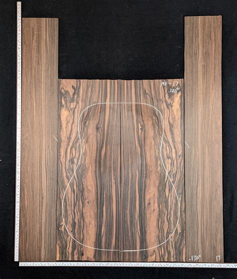 Backs And Sides Macassar Ebony — Elite Tonewoods