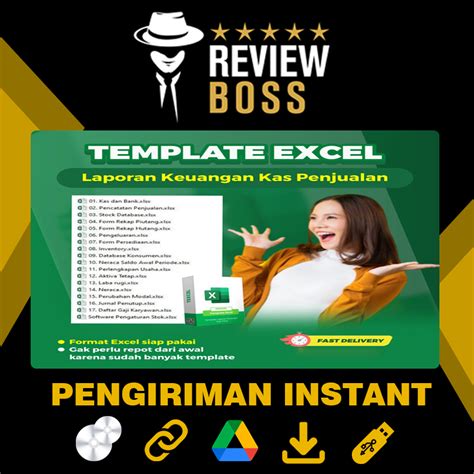 Jual Template Ms Excel Pencatatan Penjualan Stock Rekap Hutang Piutang