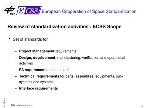 Ppt The Ecss System And Its Capability To Support National Space Legislation Powerpoint