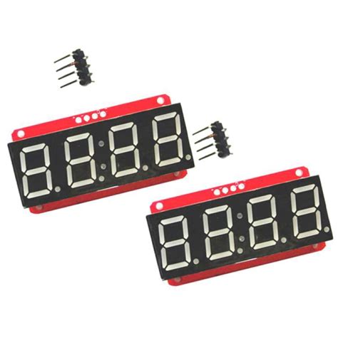 Jual 2x Led Display Module Ht16k33 I2c 056 4 Digit Tube 7 Segment For