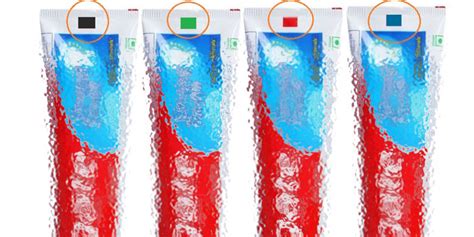 What Does The Coloured Square On Toothpaste Mean