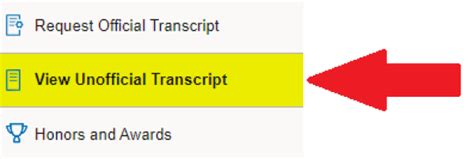 Transcript View Unofficial Office Of The Registrar University At Buffalo