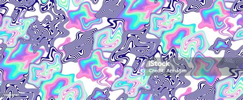 디지털 미래형 이음매 없는 패턴 액체 모양과 물결 모양의 선이 있는 현대 기술 디자인 웹 디자인 포장지 패브릭 프린트 및 카드를 위한 장식 배경 0명에 대한 스톡 벡터 아트