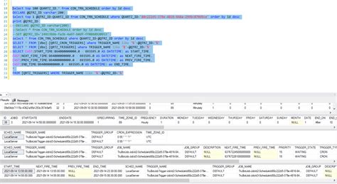 How To Update The Quartz Trigger State Manually To Completed Using Sql