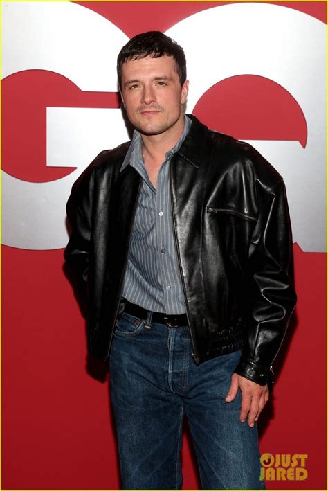 Josh Hutcherson Kisses I Love La Co Star Jordan Firstman At Gqs Men