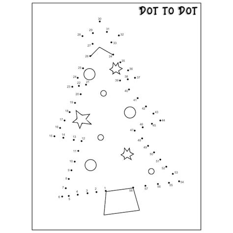 크리스마스 연결 점 활동 프리미엄 벡터