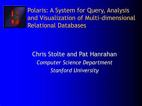 ppt polaris a system for query analysis and visualization of multi