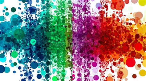 Colorful Patterns Illustrating A Colorblindness Test With Vibrant