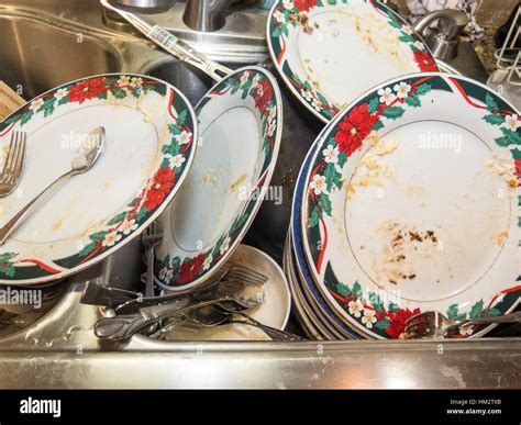 Pile Dirty Dishes