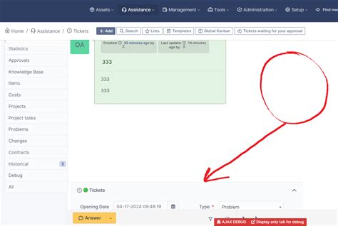 [solved] right panel of ticket is empty english support forum glpi project