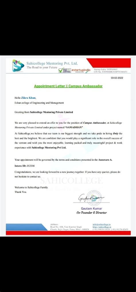 Zikra Khan On Linkedin Mentoring Sahicollege