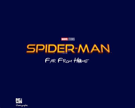 1280x1024 Spiderman Far From Home Movie Logo Wallpaper 1280x1024