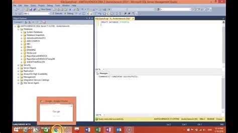 Sql Server 2012 Create Database To Ethiopian Amharic P 2 Youtube