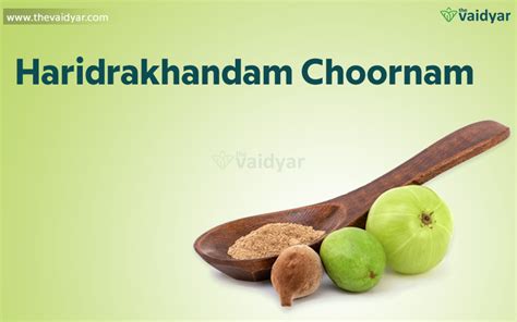 Medicinal Properties Of Haridrakhandam Choornam
