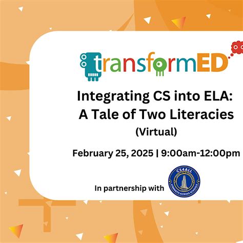 integrating cs into ela a tale of two literacies virtual allegheny